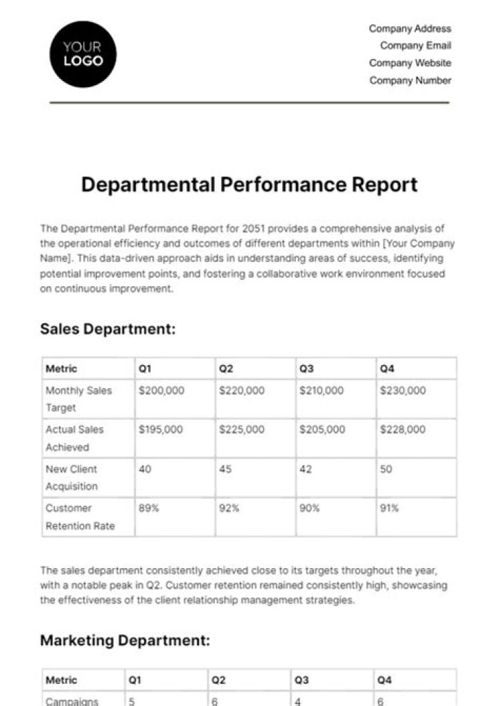 What is departmental performance report? - The Daily Insight